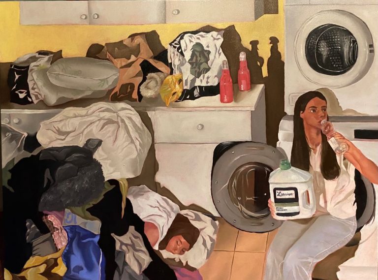 Peinture d’Inès AIT BOUDAOUD – CPES-CAAP Pablo Picasso